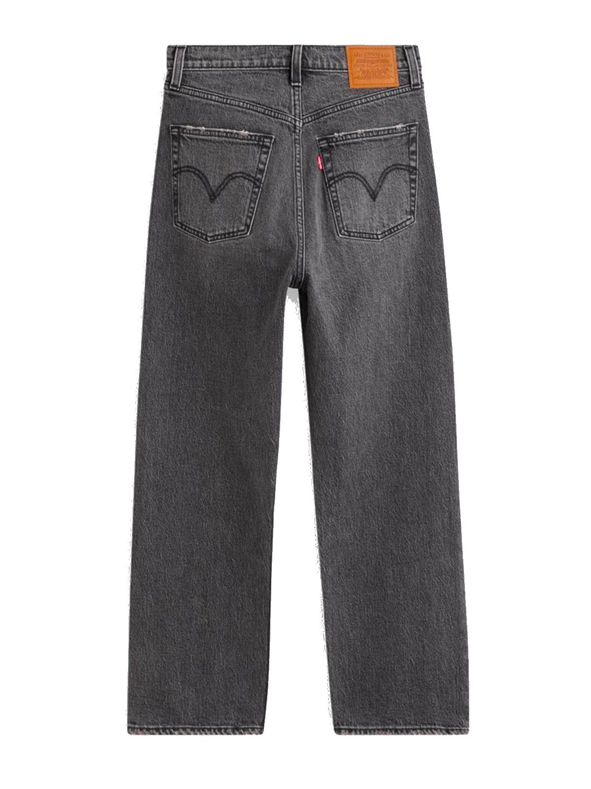 Jeans nero 'Ribcage Straight Ankle' | LEVI'S