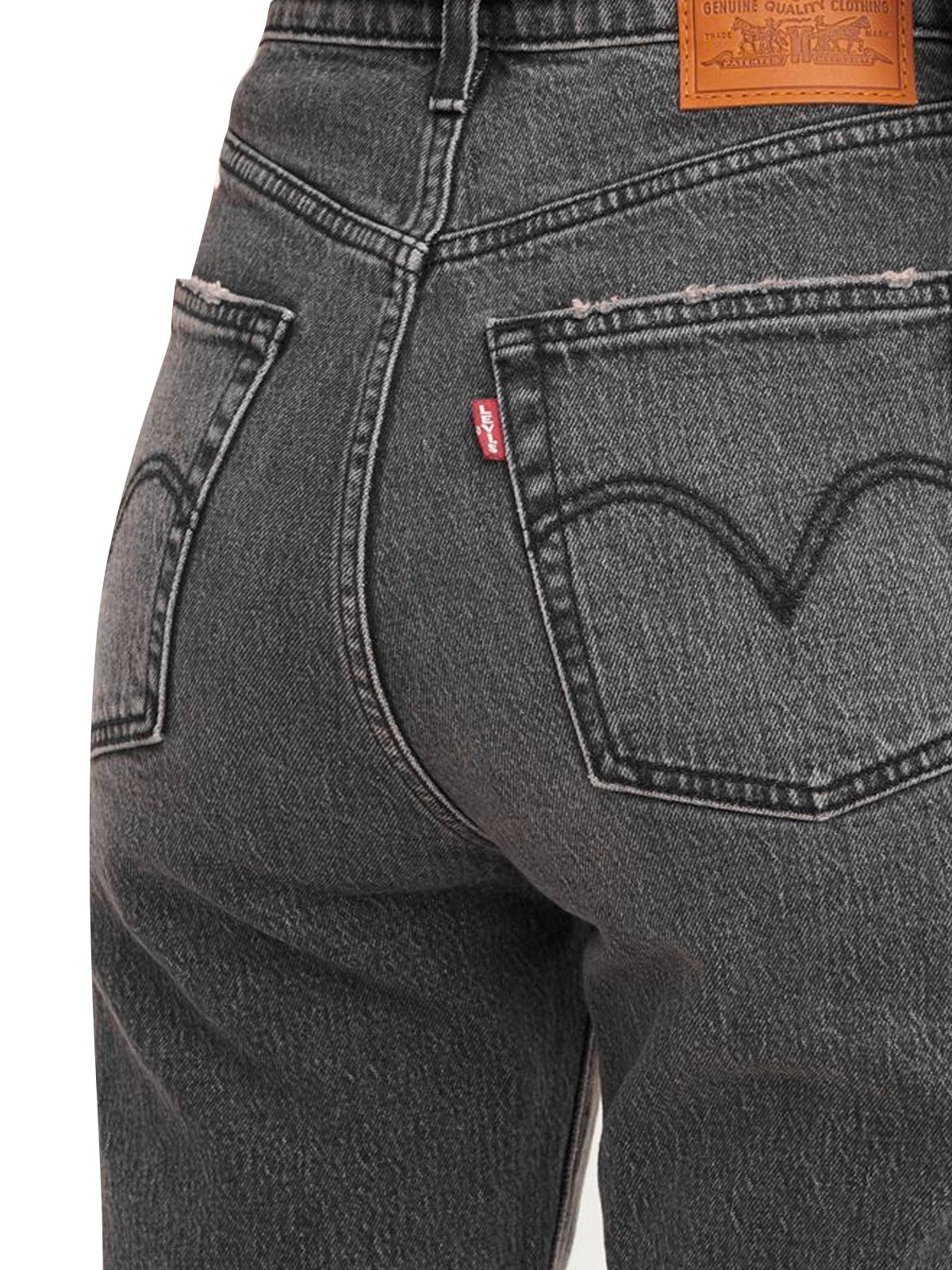 Jeans nero 'Ribcage Straight Ankle' | LEVI'S