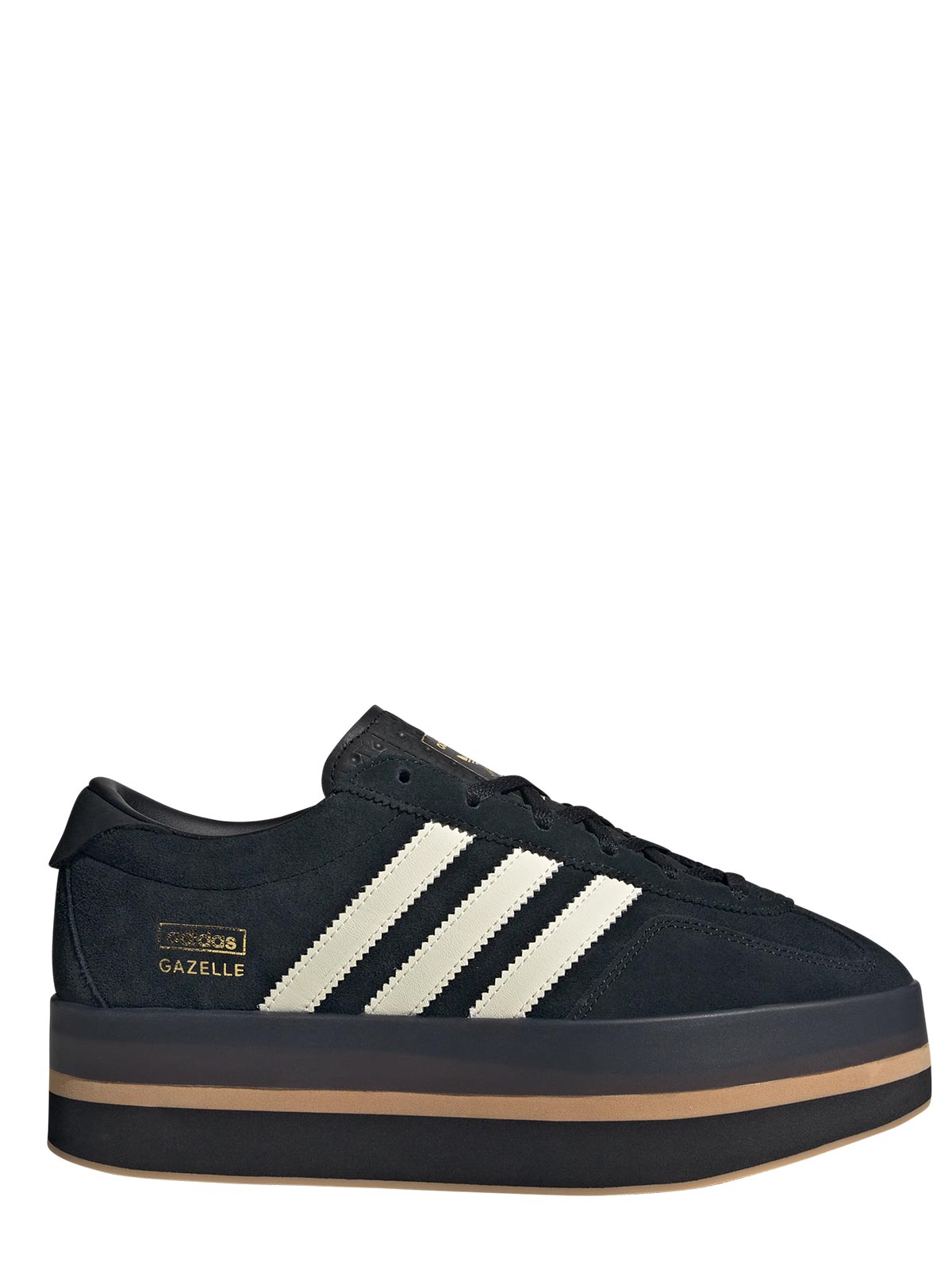 adidas Gazelle Stack black sneakers | Quaranta Boutique Black Adidas ...